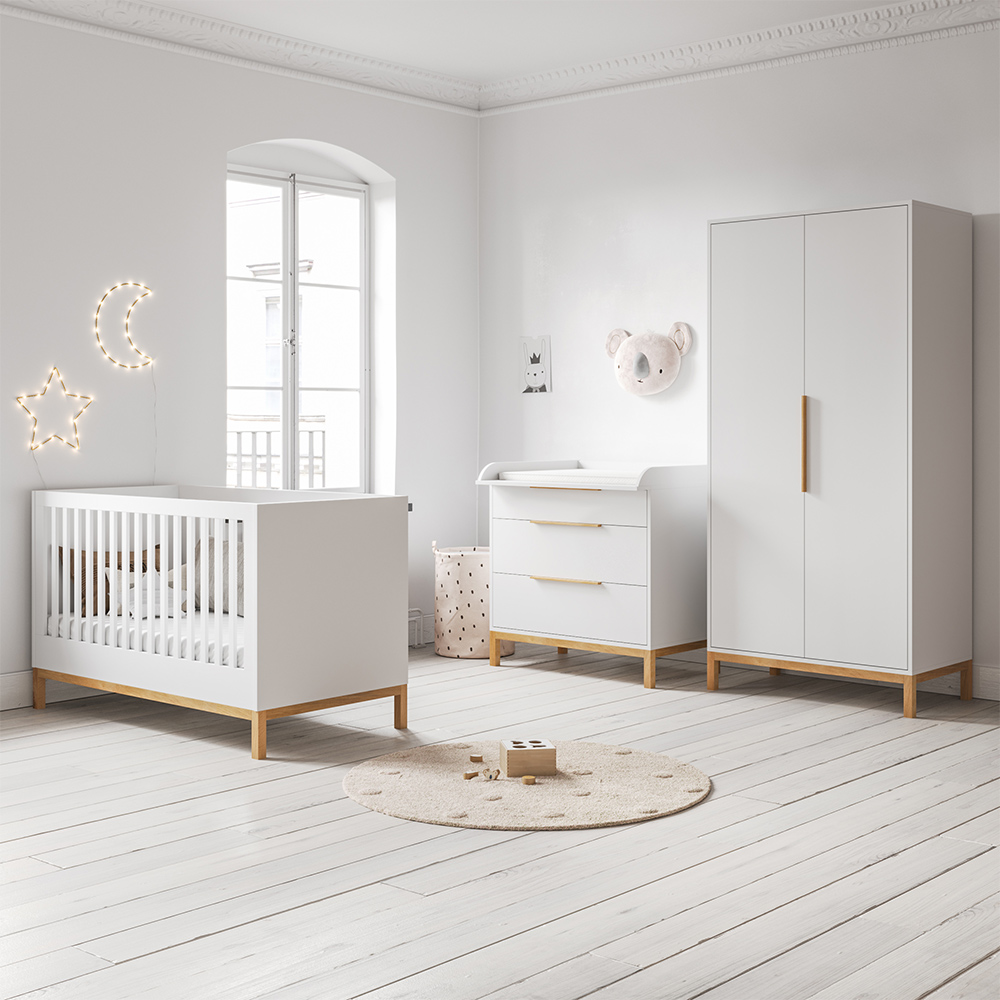 Babykamer set met ledikant, commode & kast ️ Petite Amélie